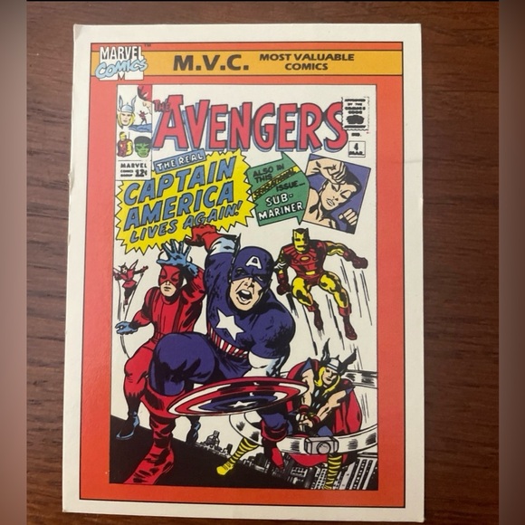 Marvel | Other | 99 Marvel Comic Universe The Avengers 1 Most Valuable ...